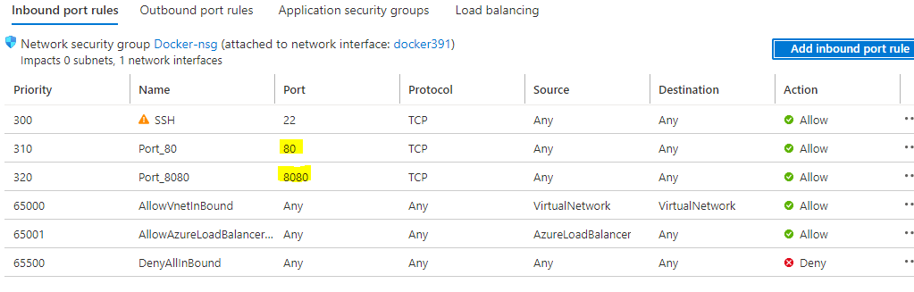 วิธีเปิดการใช้งาน port ต่างๆ บน Microsoft Azure|Blockchain | Defi ...