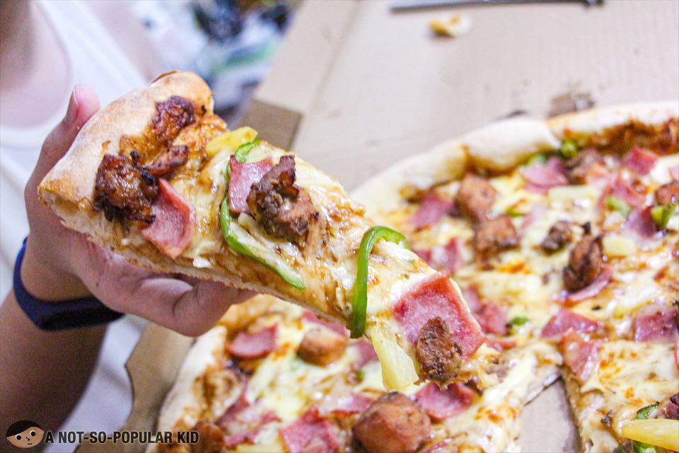 Angel's Pizza - Creamy Spinach Dip + Double Deal Delivery - A Not-So ...