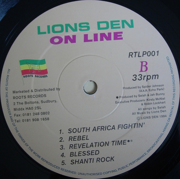 Compartilhando Reggae: Lions Den