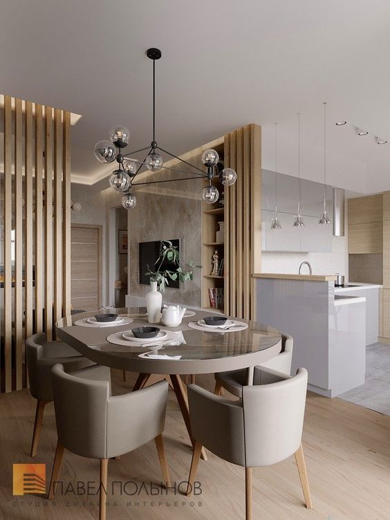 Different ideas for using wooden planks in interior design