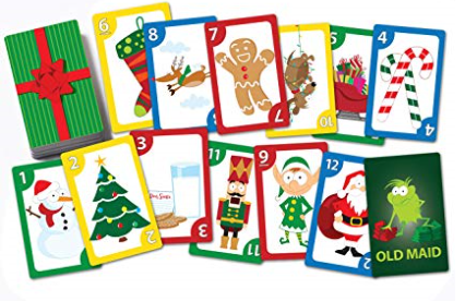 The Playful Otter: Santa Claus Go Fish Card Game