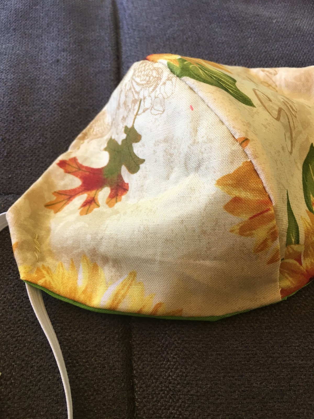 The Perfect Stitch...: Sunflower Face Mask