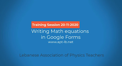 Writing Math equations in Google forms