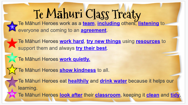 Te Māhuri @ Yaldhurst Model School: Our Class Treaty