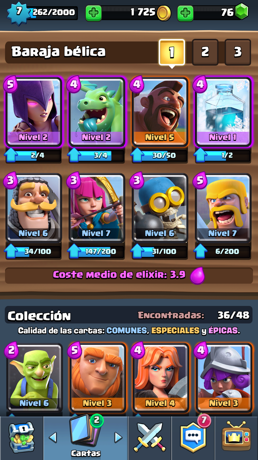 El mejor mazo para subir en Clash Royale