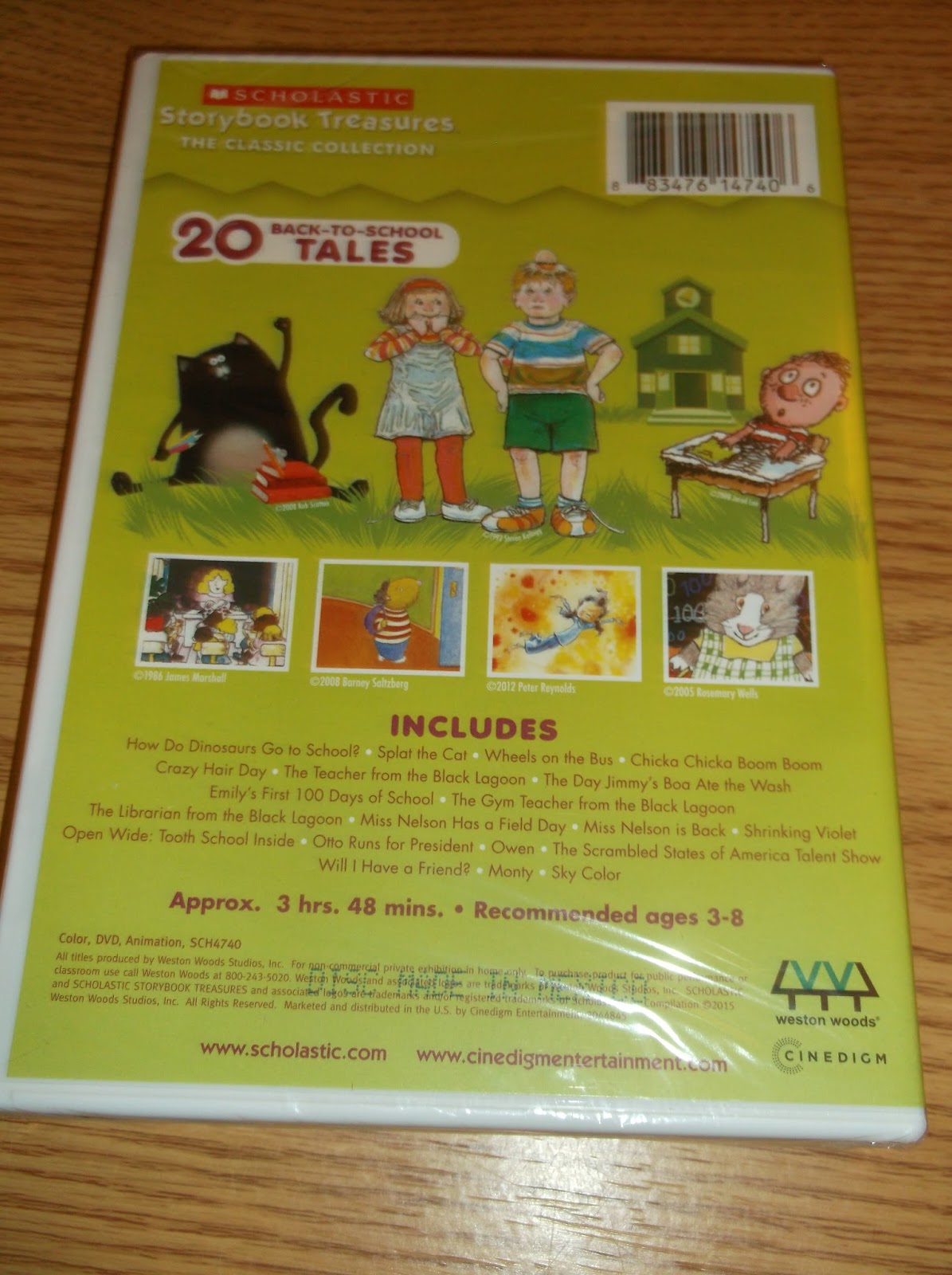 Missy's Product Reviews : Scholastic 20 Back To School Tales Storybook ...