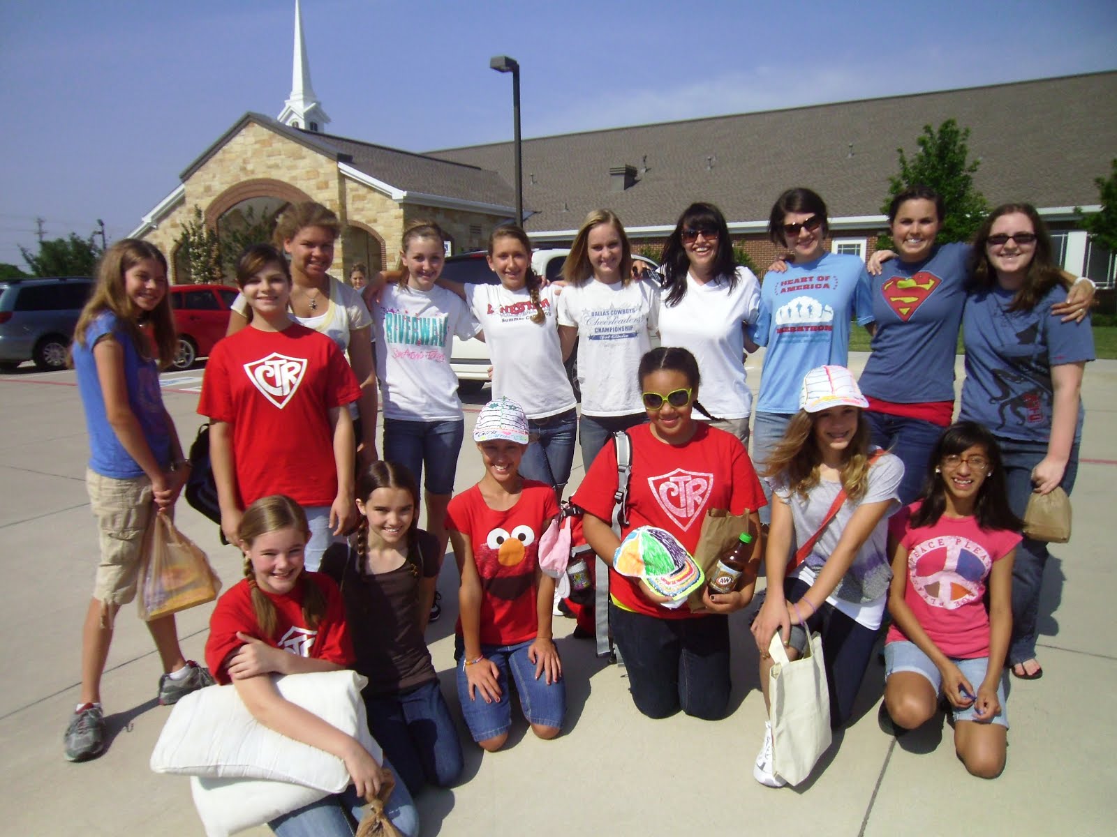 The Big Texas Hill Family: Girls church camp