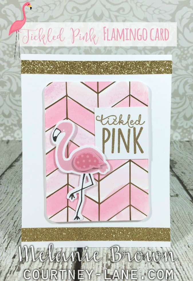 Courtney Lane Designs: Tickled Pink Flamingo Card