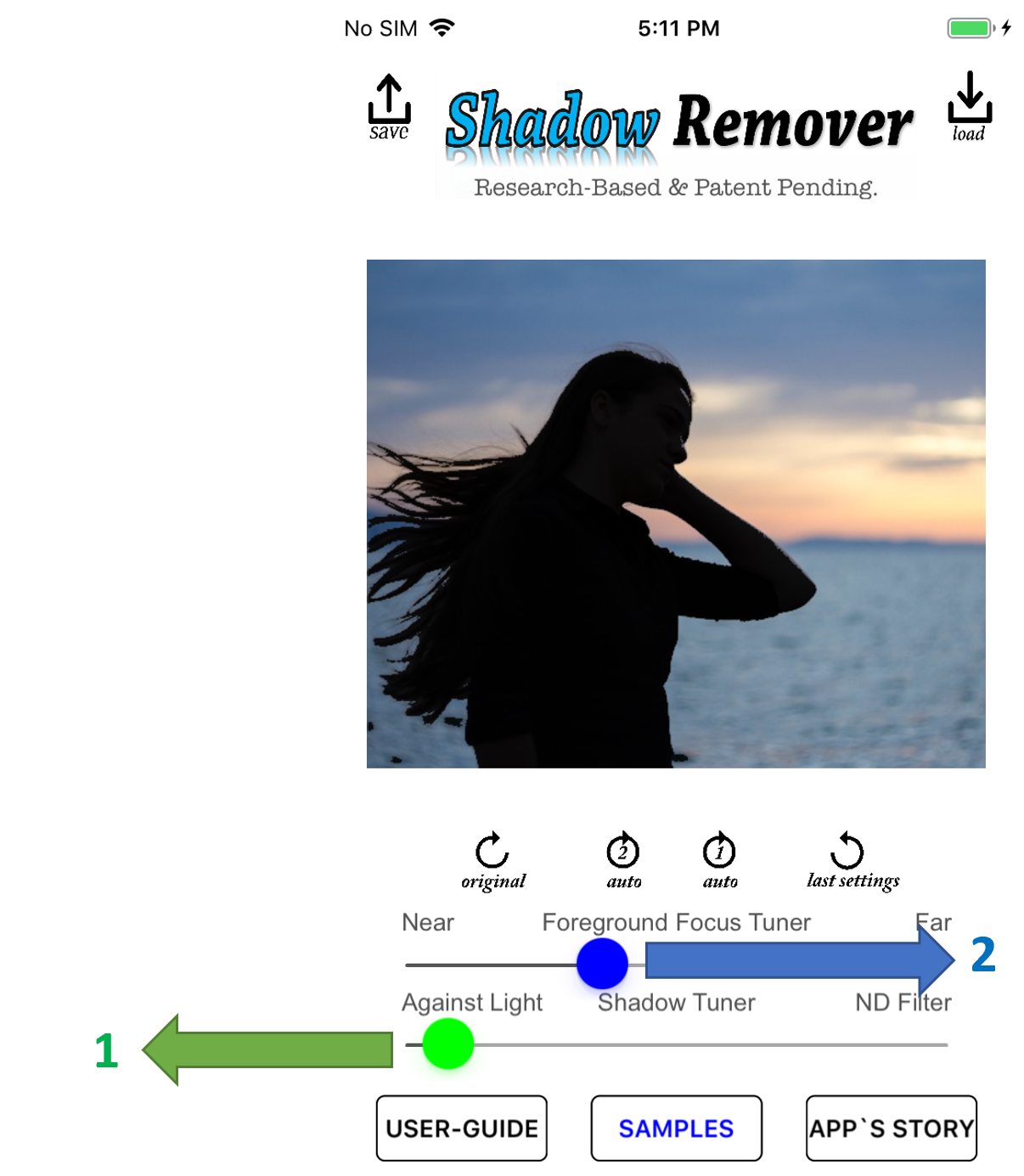 Image Processing Research: User Guide for Shadow Remover