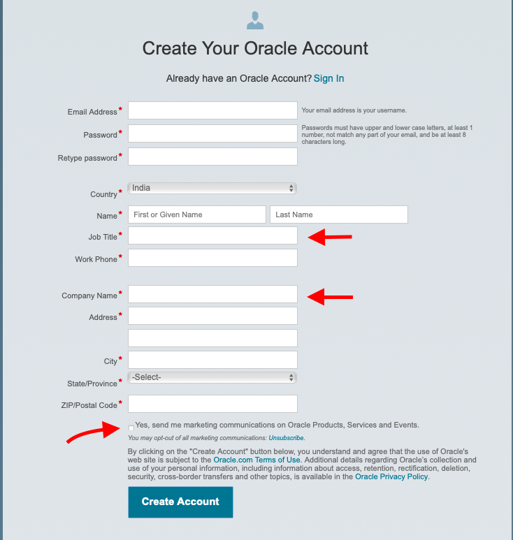 Job Title* : Enter your current designation in company( ex: Systems ...