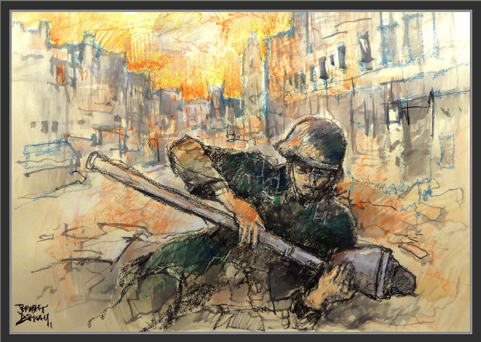 Ernest Descals.Artista Pintor: ESCENAS-BATALLA DE BERLIN-ALEMANIA-ARTE ...