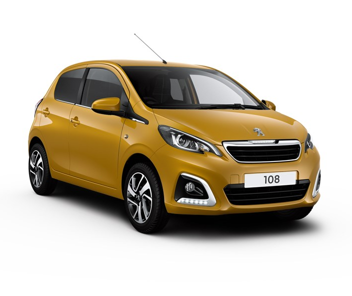 Peugeot 108 (2014 à 2021) - Couleurs et code peinture