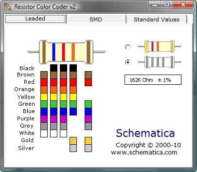 Bricotronika: Resistor Color Coder v.2
