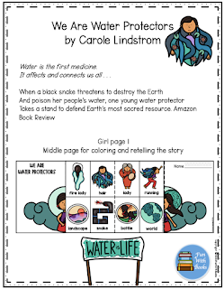 WE ARE WATER PROTECTORS BOOK CRAFT ~ Book Units by Lynn