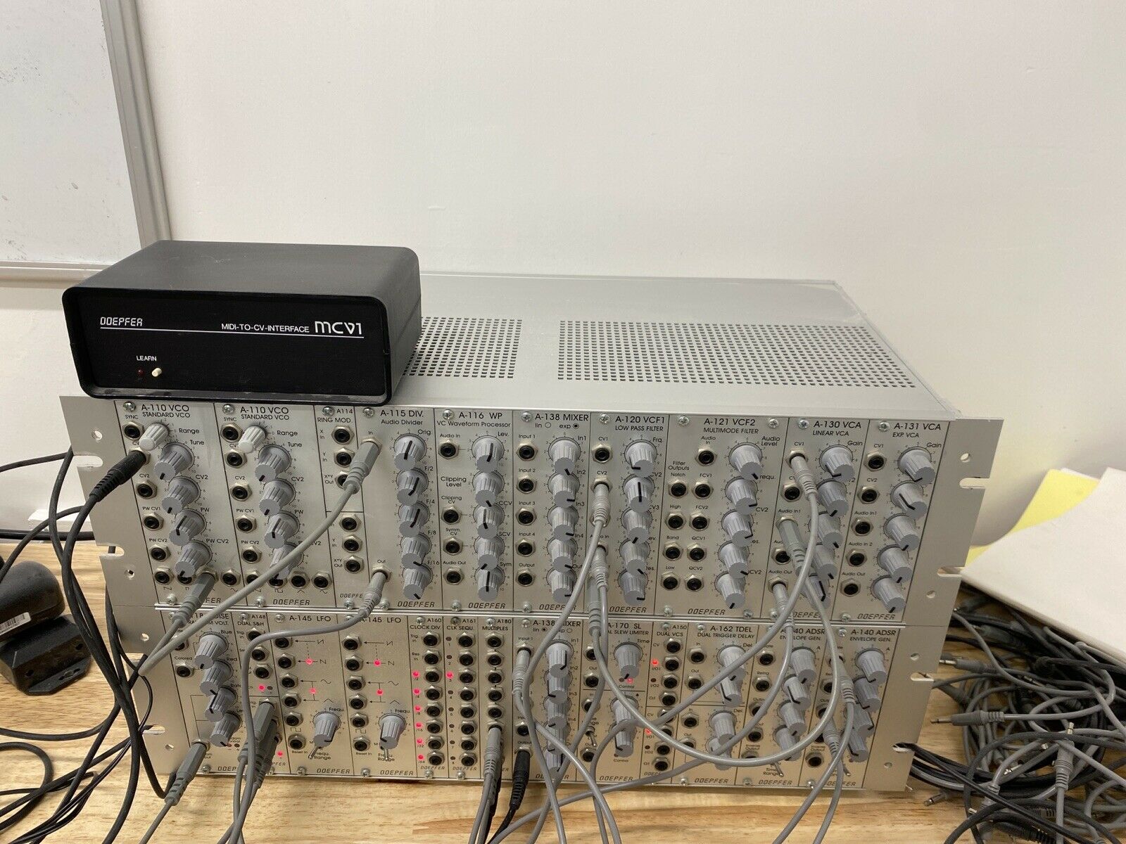 MATRIXSYNTH: 1990s Doepfer A-100 System Modular Analog Synthesizer