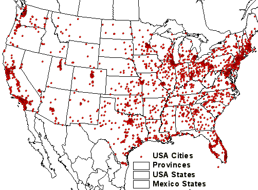 Map Analysis: Dot Density Map