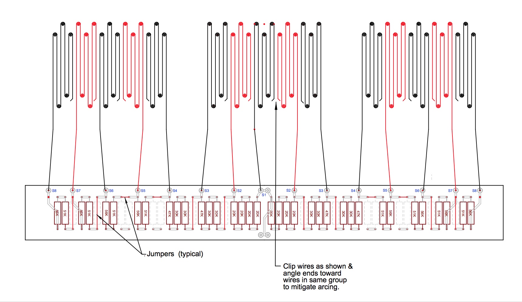 Jazzman's DIY Electrostatic Loudspeaker Page: Symmetrically segmented ...