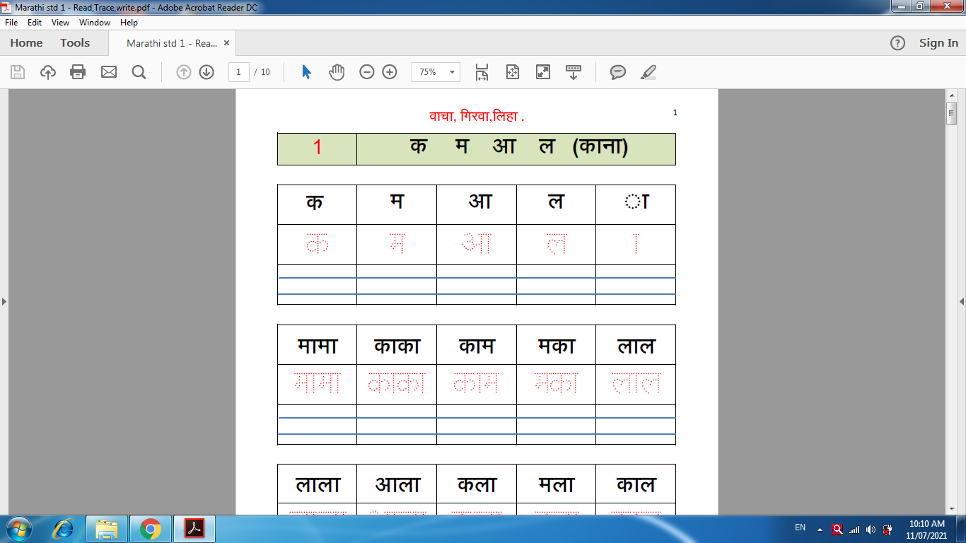 EDUCATION FOR ALL: Marathi