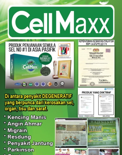 Maxxima Nutrition: Cellmaxx Produk Penjanaan Semula Stem Sel No. 1 ...