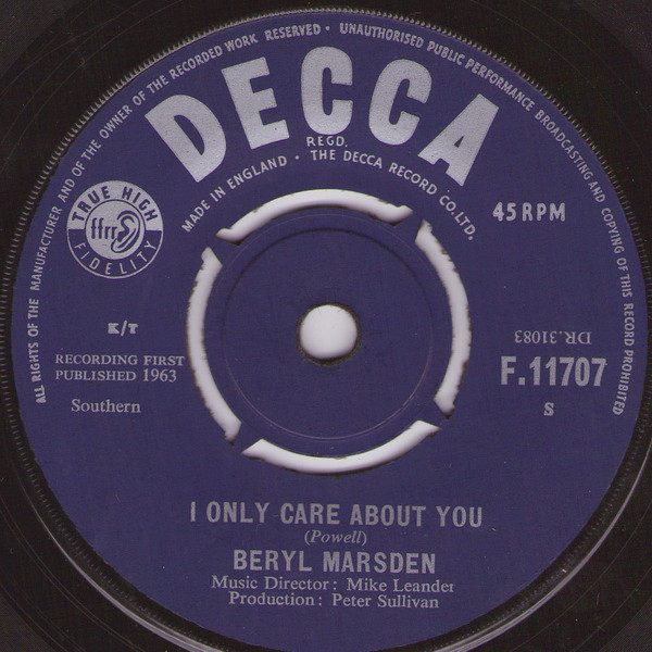 My Life My Music My Era: Beryl Marsden