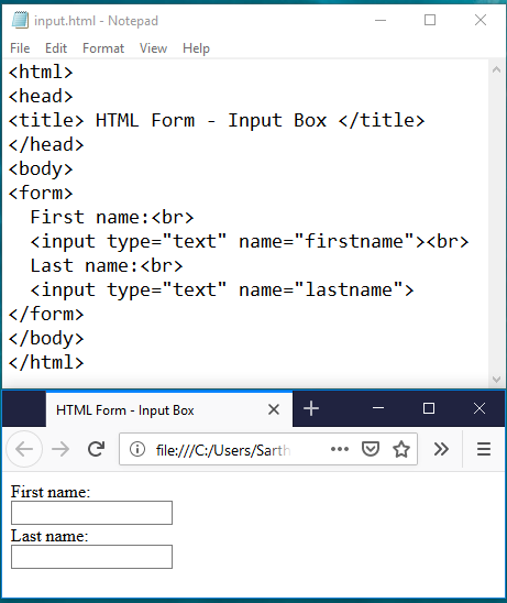 HTML Form & its elements HTML Form & its elements
