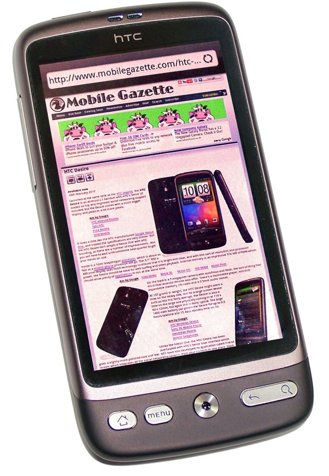 Retromobe - retro mobile phones and other gadgets: HTC Desire (2010)