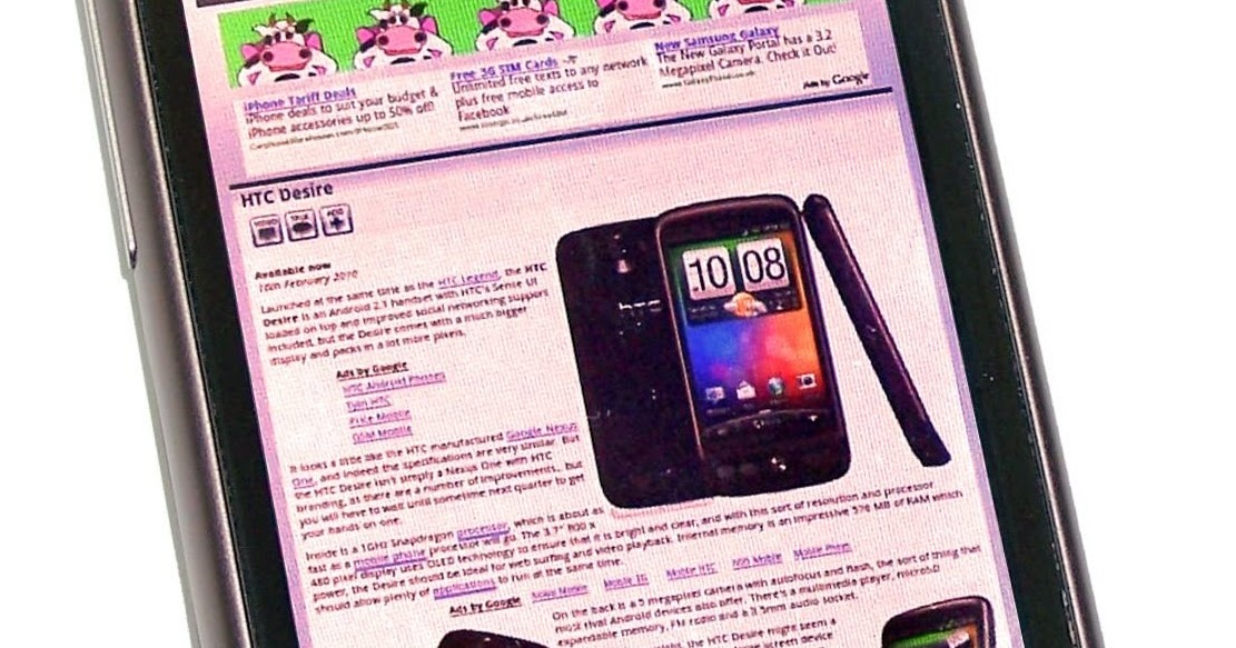 Retromobe - retro mobile phones and other gadgets: HTC Desire (2010)