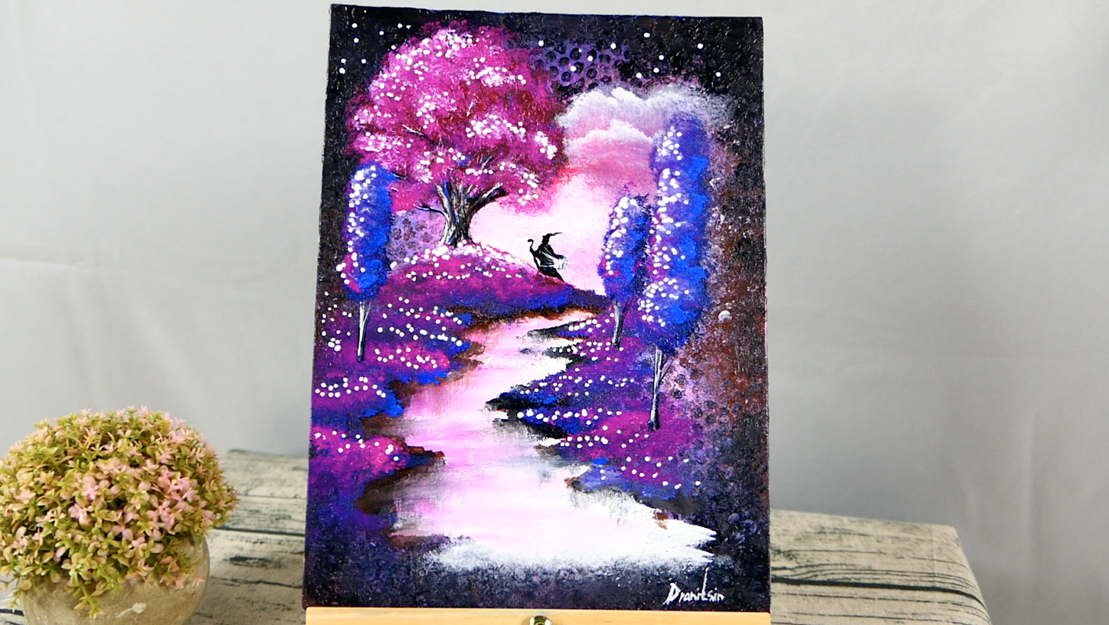 URARTSTUDIO.COM: Wizard | Fantasy Abstract Painting Techniques | Step ...