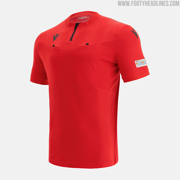 Macron UEFA 2021-22 Referee Kits Released - Pink Gone - Footy Headlines