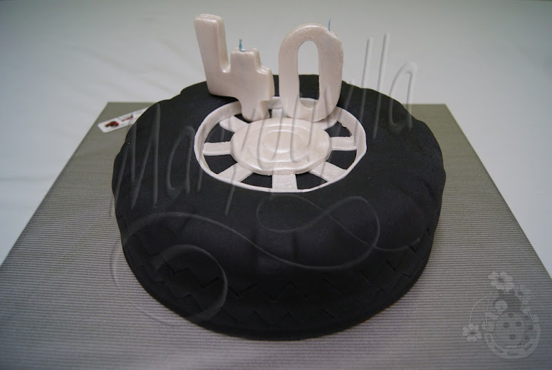 La manchega loca: TARTA RUEDA MOTO