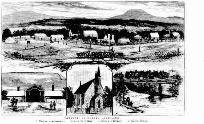 Maffra and District Historical Society: Maffra in 1882