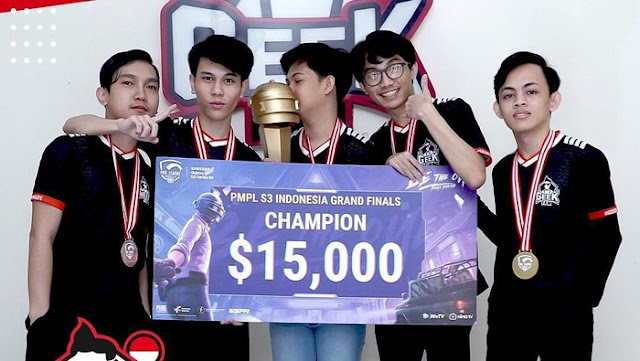 Geek Fam Jadi Juara PUBG Mobile Pro League Indonesia Season 3