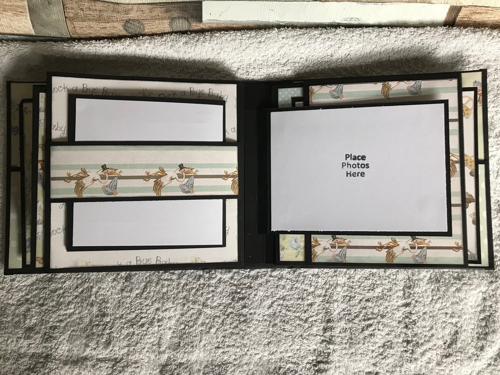 Happy Campers Handicrafts: Baby Boy 6x6 mini album