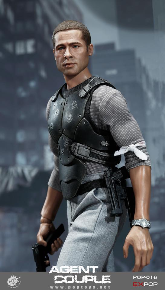 toyhaven: POP TOYS 1/6th scale Agent Couple Series Brad Pitt as Mr ...
