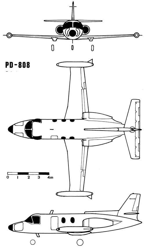 SI VIS PACEM, PARA BELLUM: Il Piaggio-Douglas PD-808 e la versione "GE ...