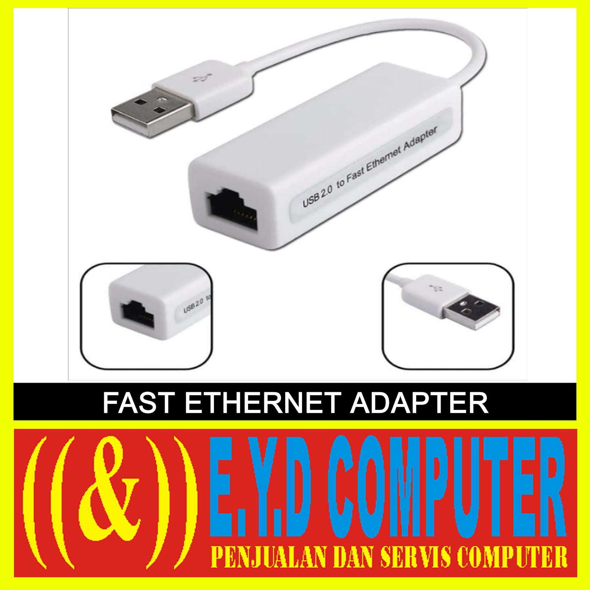 USB TO LAN RJ45 NETWORK CARD INTERNET RJ 45 ETHERNET PORT PC LAPTOP ...