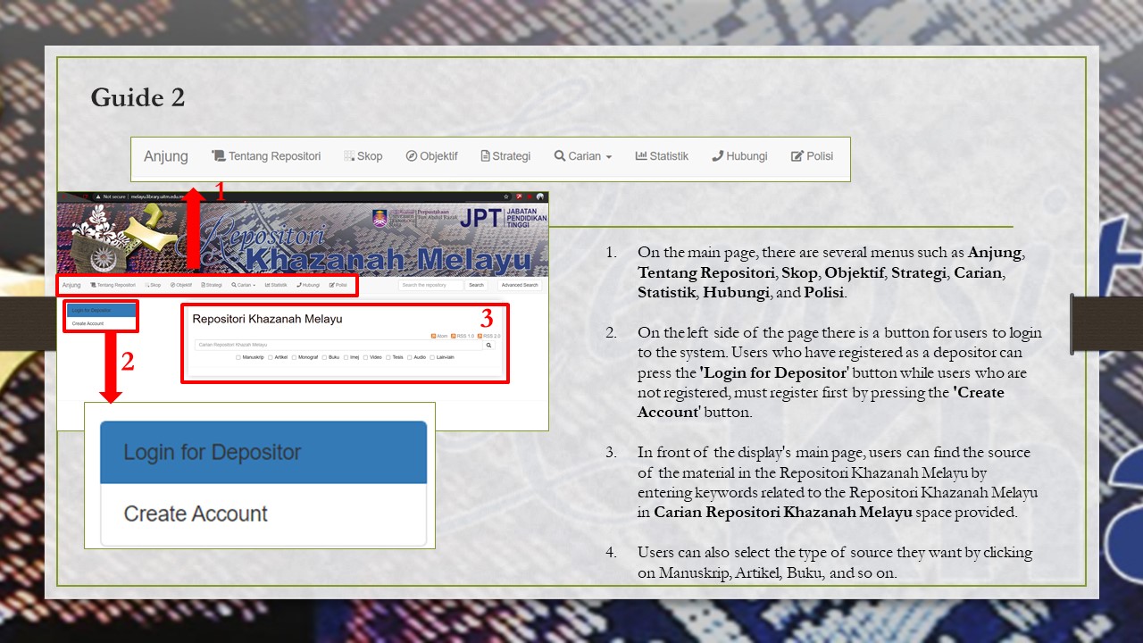 Discover our eResources Khazanah Melayu Repository - Perpustakaan UiTM