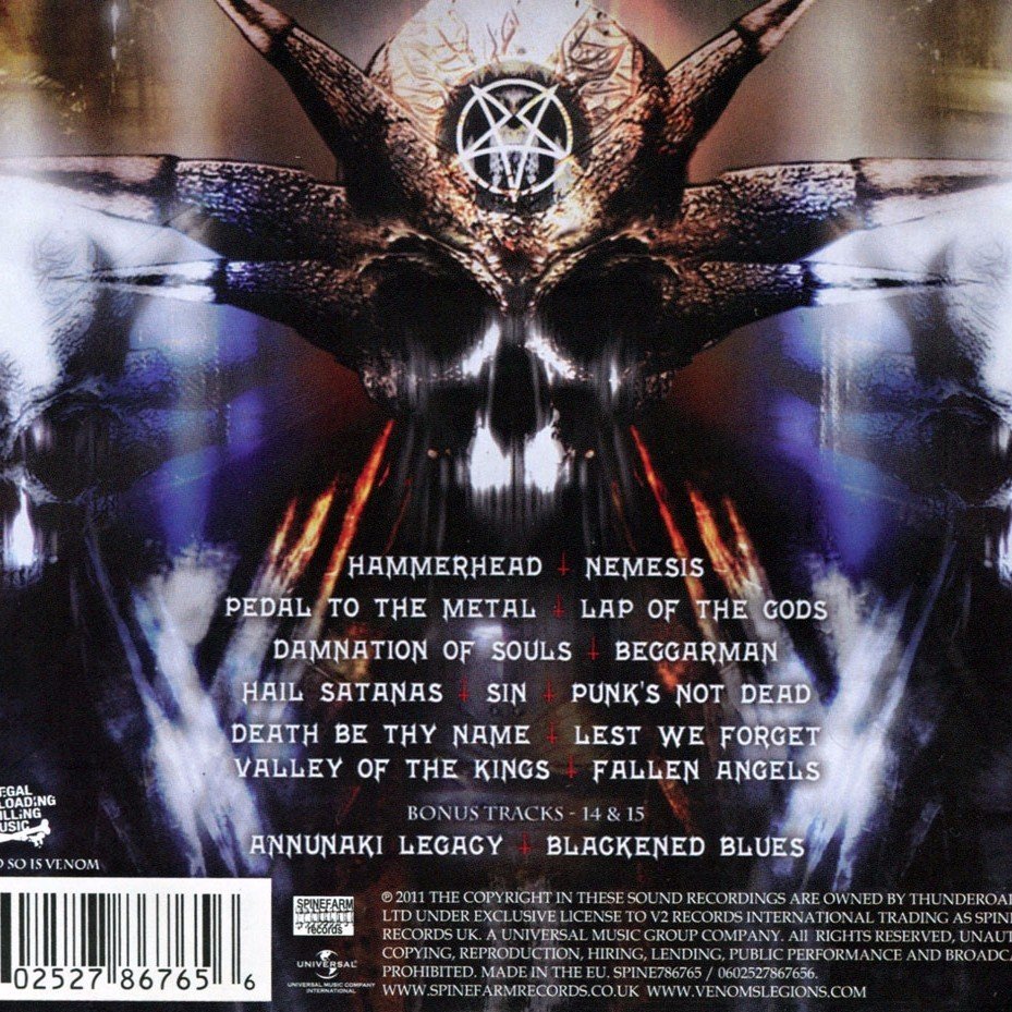 Classic Rock Covers Database: Venom - Fallen Angels (2011)