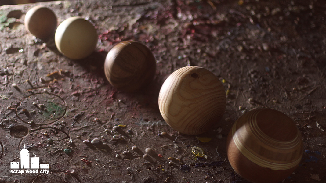 scrap wood city: How to make a wooden sphere with random pattern on the ...