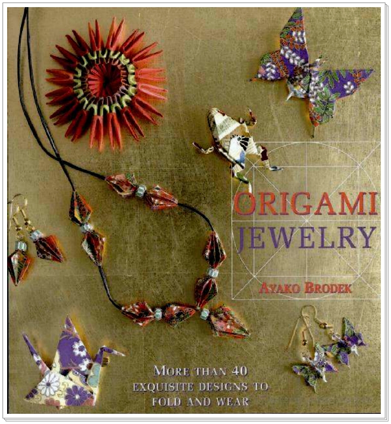 Origami Jewelry-Ayako Brodek - Ruby Book Origami
