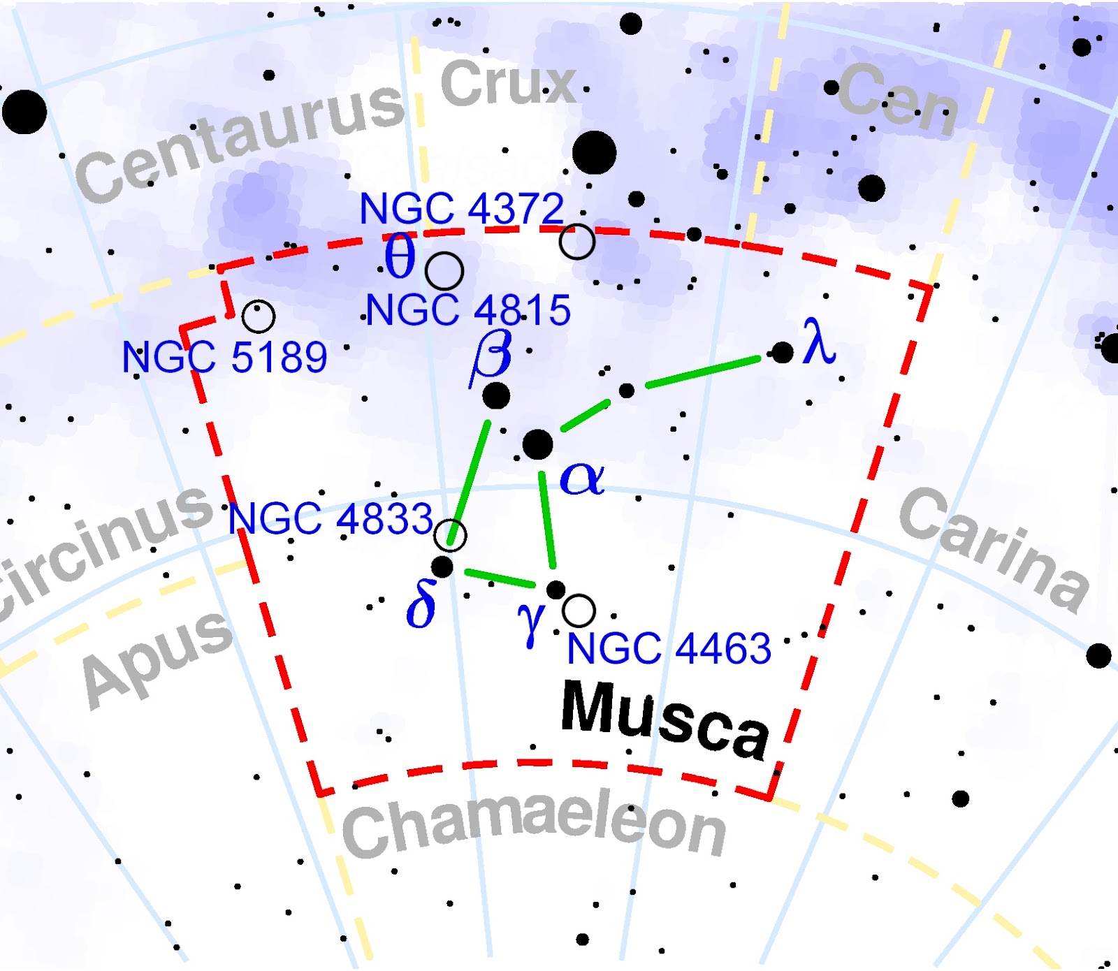 Astronomia: Musca ( Mosca )