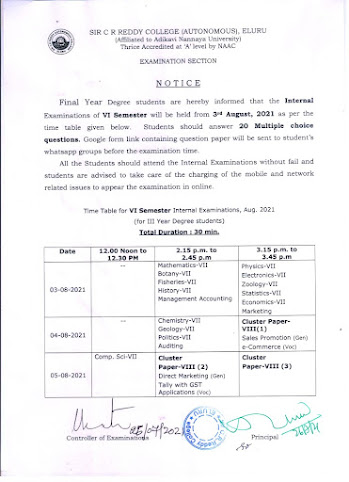 Department of Computer Science: Notice Board