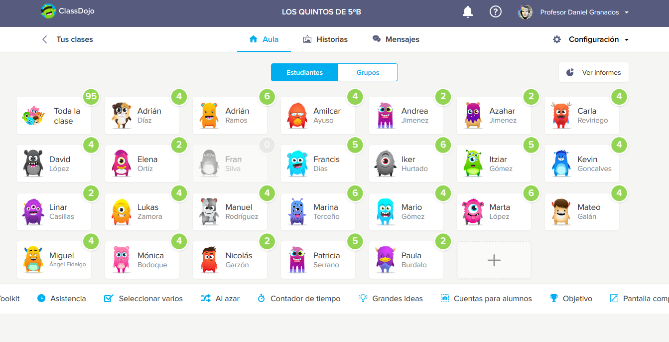 DANIELO TUTOR - BLOG DE 6º DE PRIMARIA : CLASS DOJO EN 5ºB
