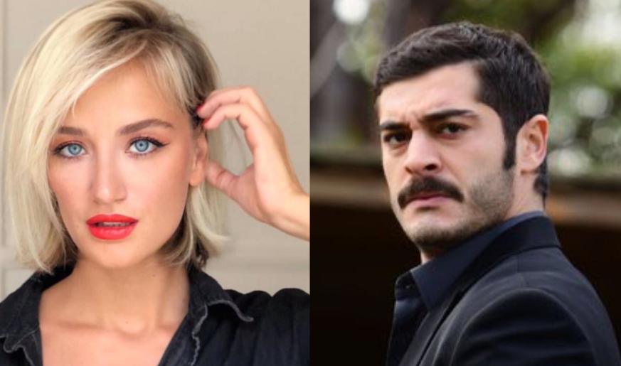 The poses of Maraşlı stars Burak Deniz and Alina Boz made Didem Soydan ...