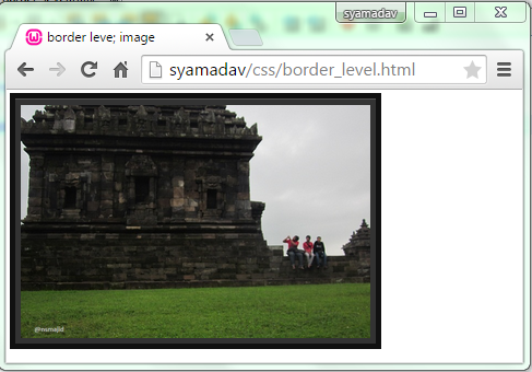 Cara Membuat Border Level pada Gambar dengan CSS | Syamadav|