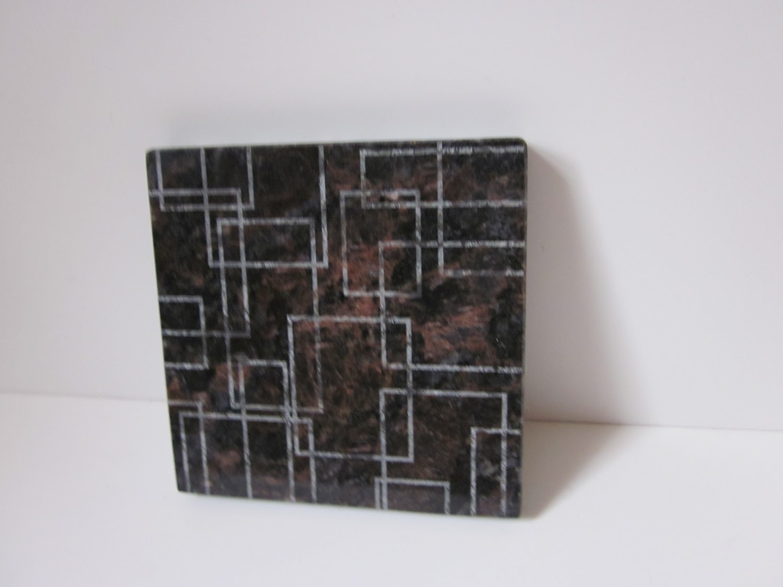 Custom Laser Engraving: Natural Stone Coasters