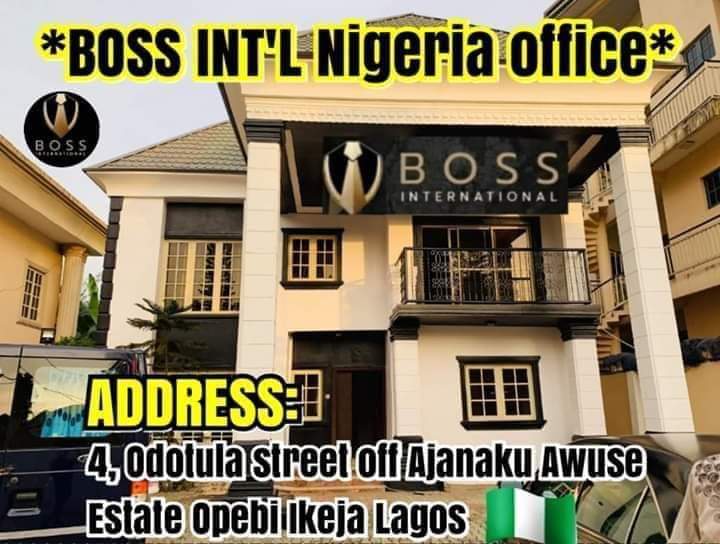 BOSS NETWORK NIGERIA : BOSS INTERNATIONAL NIGERIA OFFICE