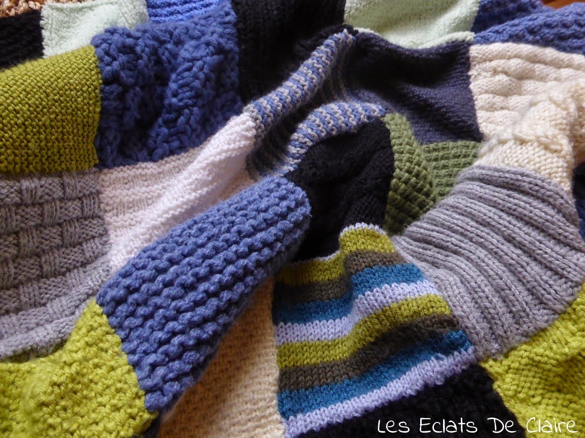 Claire dans tous ses éclats... : Plaid "Snug as a bug in a rug"