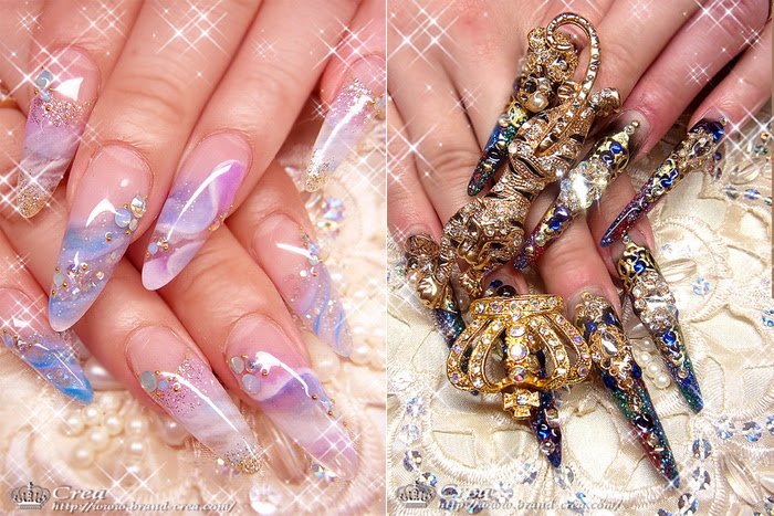 Rainbow Star Candy: Gyaru Nails Inspiration