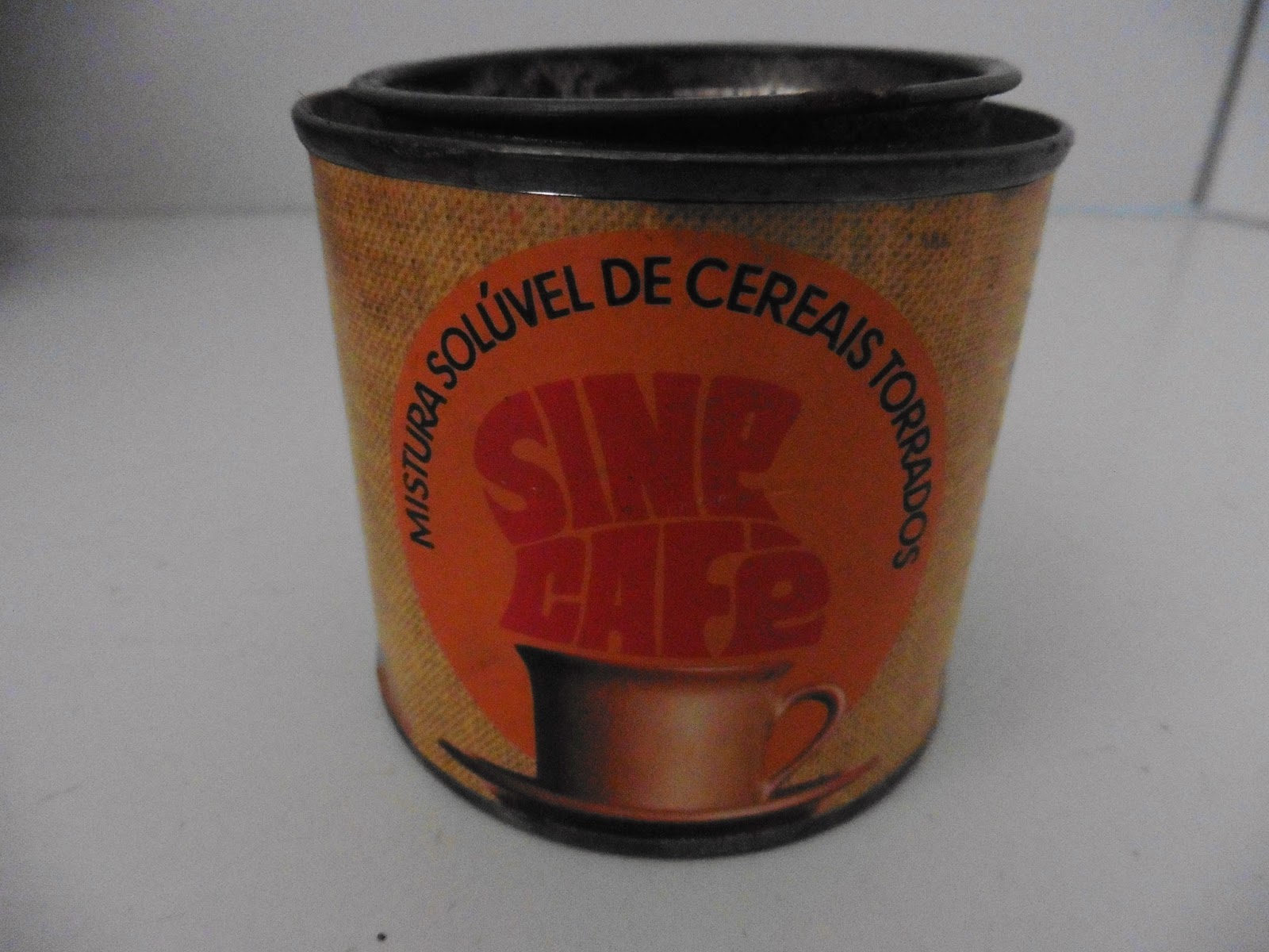 Café - O Prazer de Colecionar Memórias: LATA DE CAFÉ "SINE CAFÉ"